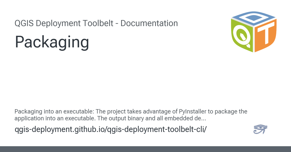 Packaging - QGIS Deployment Toolbelt 0.36.2 documentation
