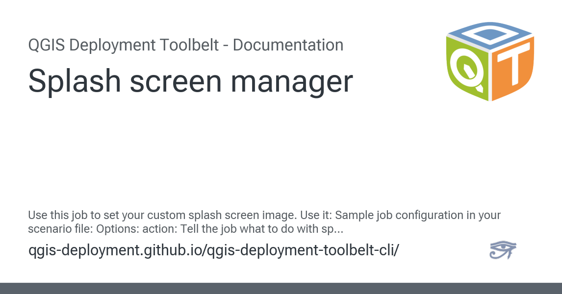 Splash screen manager - QGIS Deployment Toolbelt 0.39.2 documentation